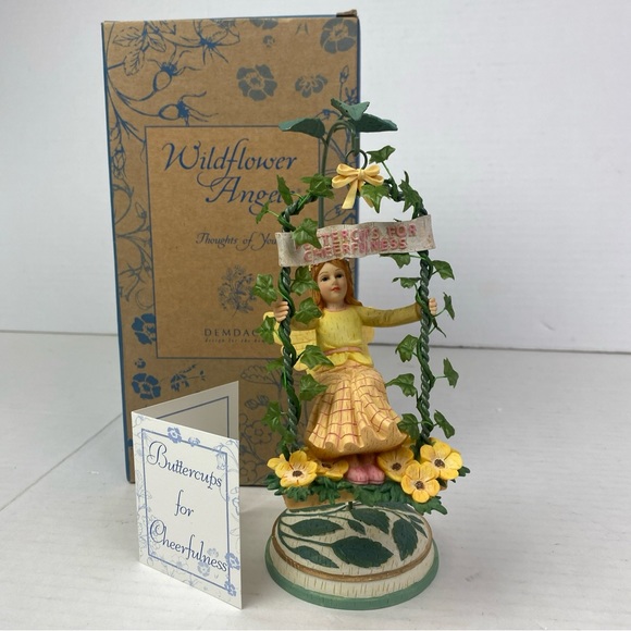 Demdaco | Accents | Demdaco 3675 Buttercups For Cheerfulness Angel With ...